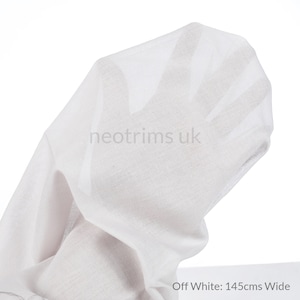 Cotton Voile Fabric Muslin Sheer Gauze Lawn Material Superior Luxury ...