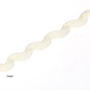 Rik Rak Ric Rac6mm Zig Zag Trim Ribbon Braidnatural - Etsy UK