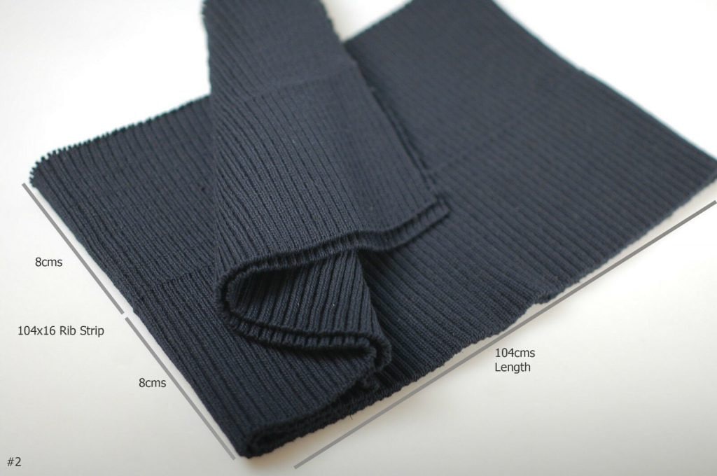 Knit Rib Cuffribbed Effect Knitted Waistband for Cuffswaist - Etsy UK