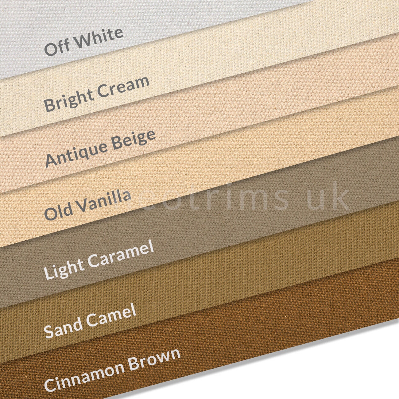 100% Cotton Canvas Fabric,heavy 16 Ounce Weight 19 Dyed Colours for ...