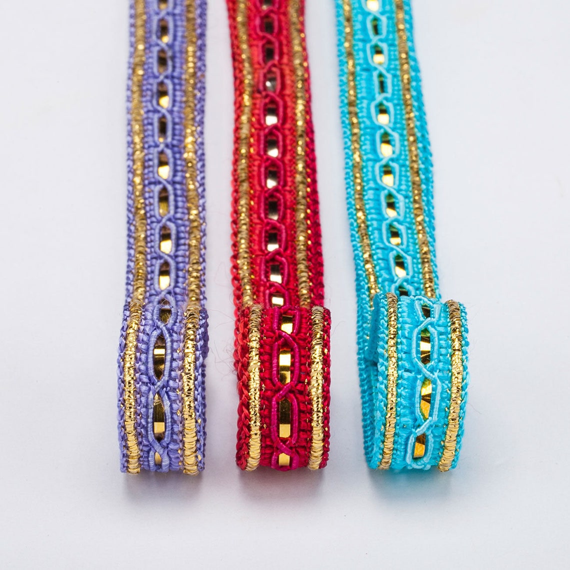 Gold Metallic Trim Ribbon Braid Crafts Trimming Indian - Etsy UK