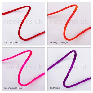 Rattail Cord Silky Satin 2mm Rat Tail Jewelry Making Decoration ...