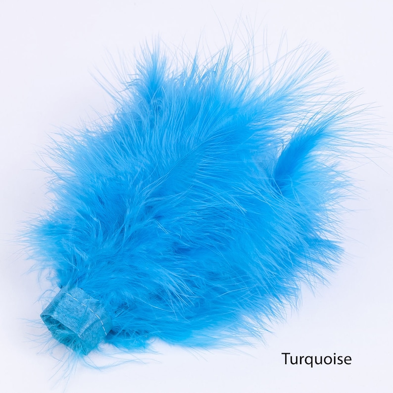 Marabou Fluffy Turkey Feather Trimming Border Fringe Satin | Etsy