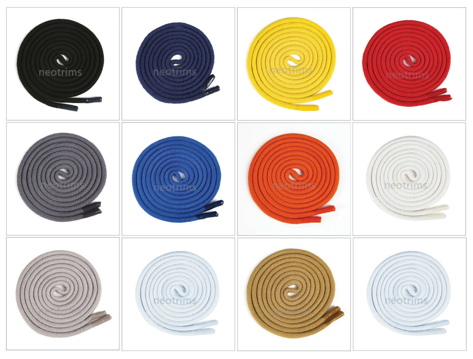 Hoodie Drawstring Cord,tipped Stoppers 100% Cotton.finest Quality Round ...