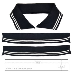Knit Rib Collar and Cuff Set to Revamp Polo Shirts or New Garments ...