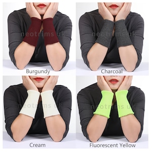 Rib Knit Cuff Fabric, 1 Pair (2 Pieces) Tubular Ribbing,seamless ...