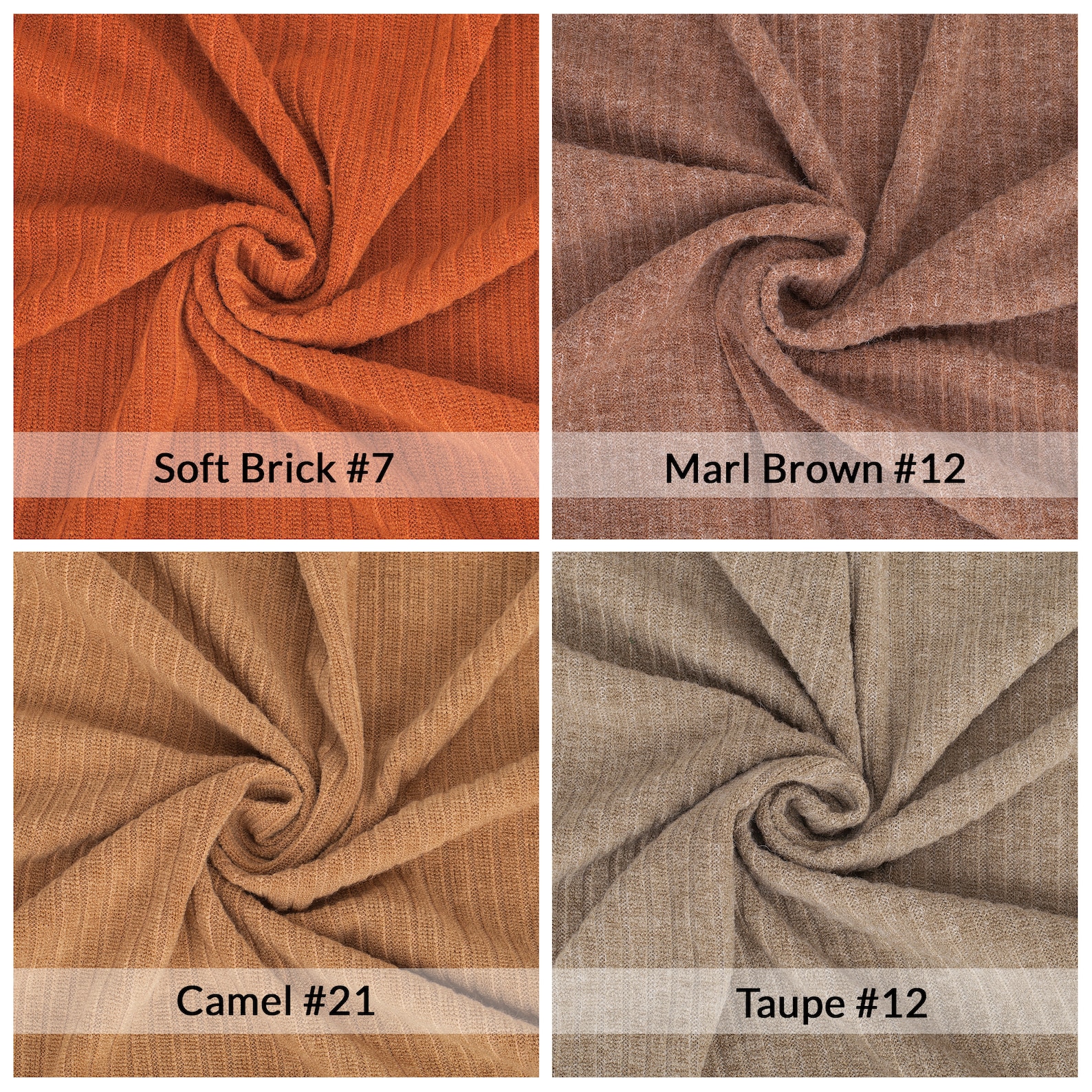 Jersey Fabric Rib Knit 4x2 Ribbed Effect Pattern for Dressmaking ...