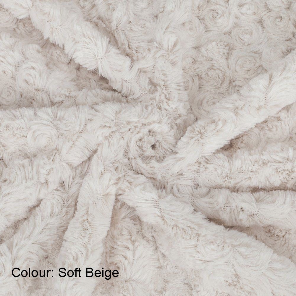 Soft Beige, Soft Pile, Plush Fluffy Beige Fabric, Rose Texture ...
