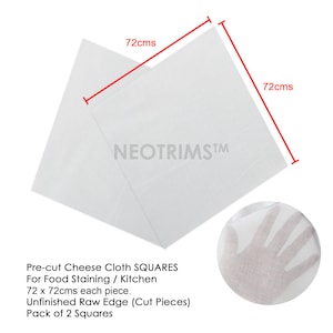 Muslin Cheese Cloth for Straining,cheese Making,baking;ultra Fine Mesh ...