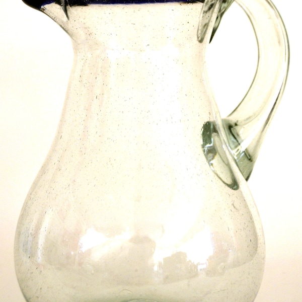 Hand Blown Pitcher - Etsy