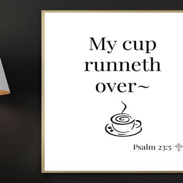 My Cup Runneth Over - Etsy