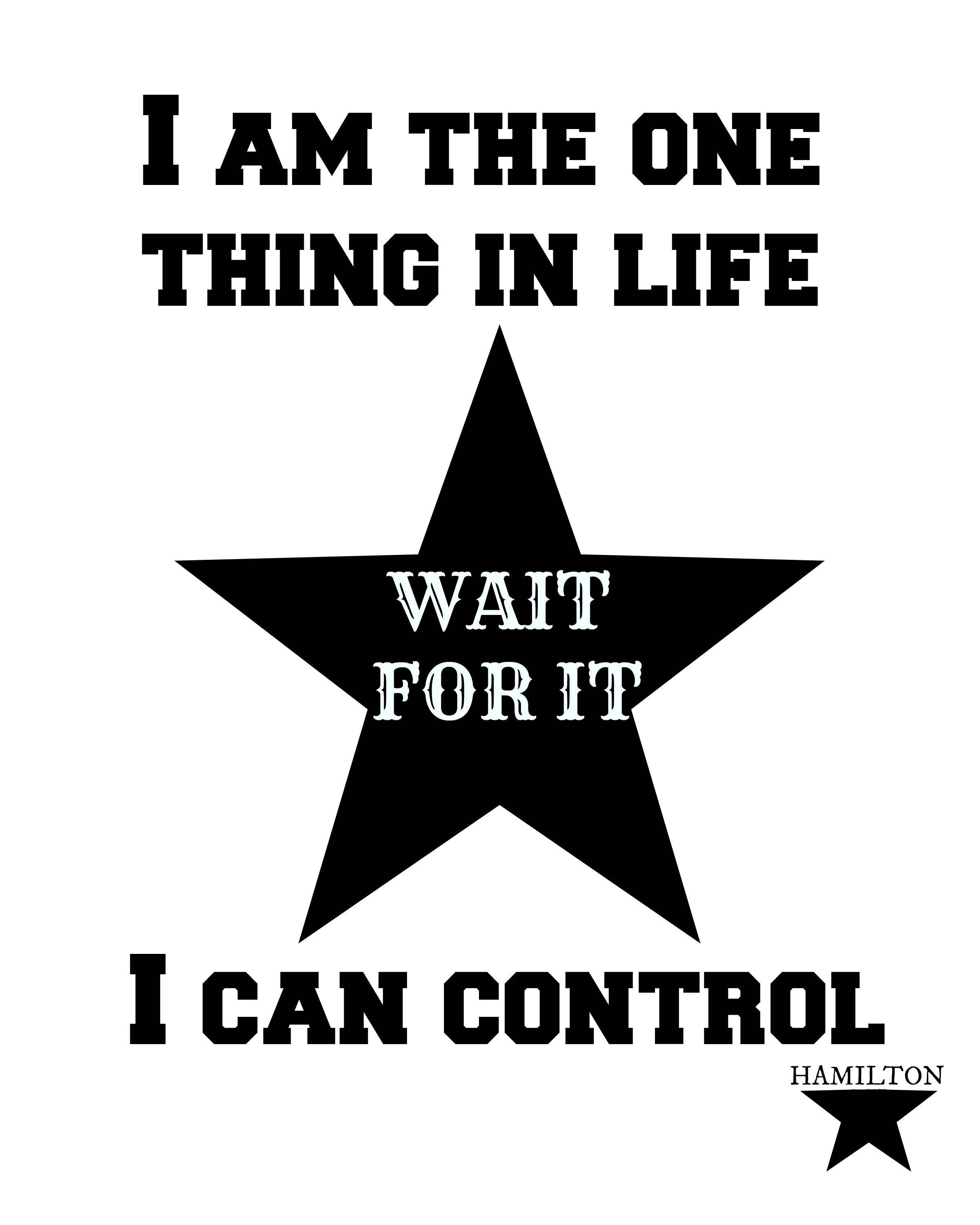 Hamilton Digital Prints, My Shot, Wait for It, Alexander Hamilton ...