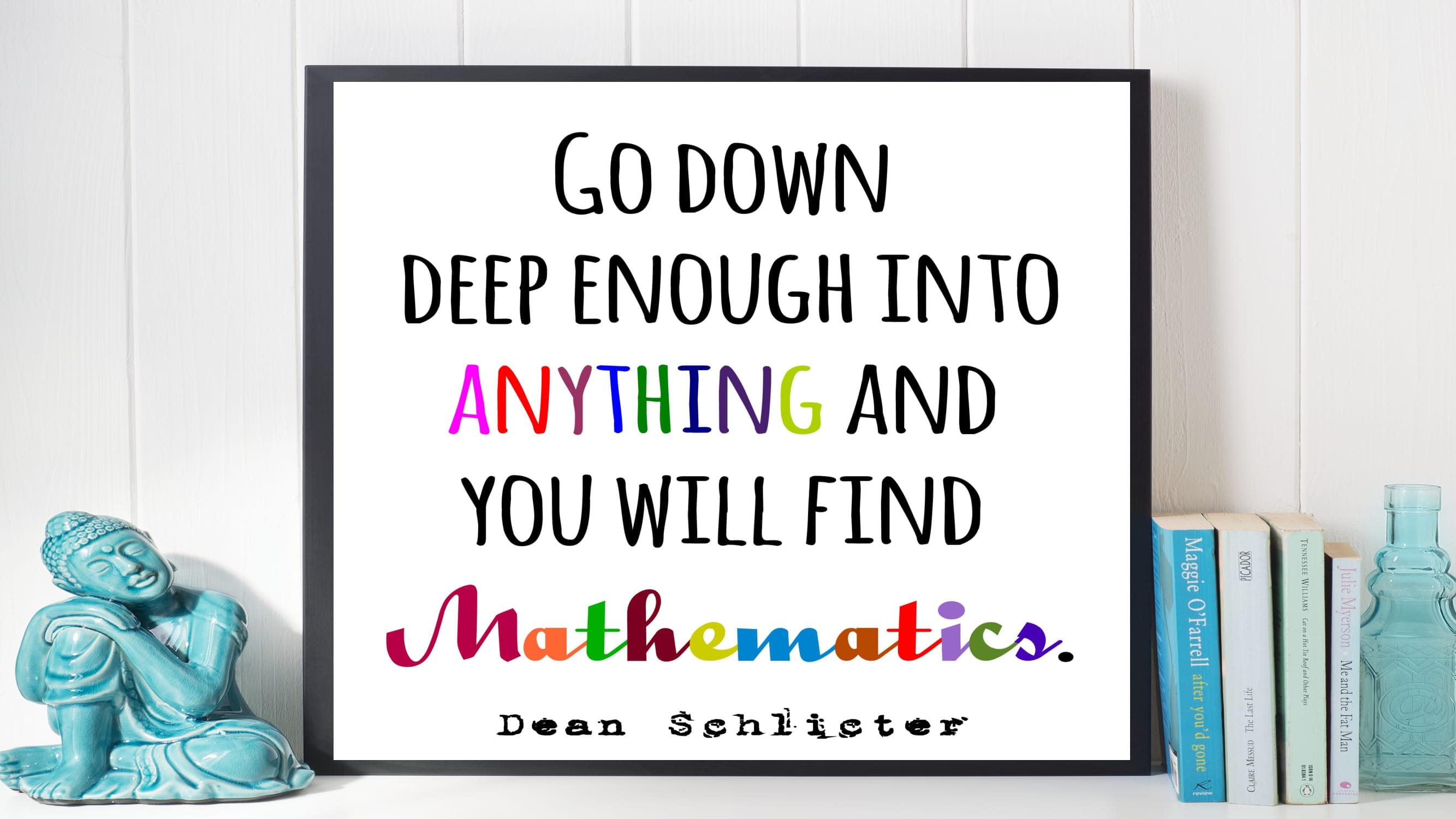 Dean Schlicter Print, Digital Print, Printable Art, Go Down Deep Enough ...