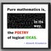 Einstein Print, Digital Print, Printable Art, Math Quote, Math and ...
