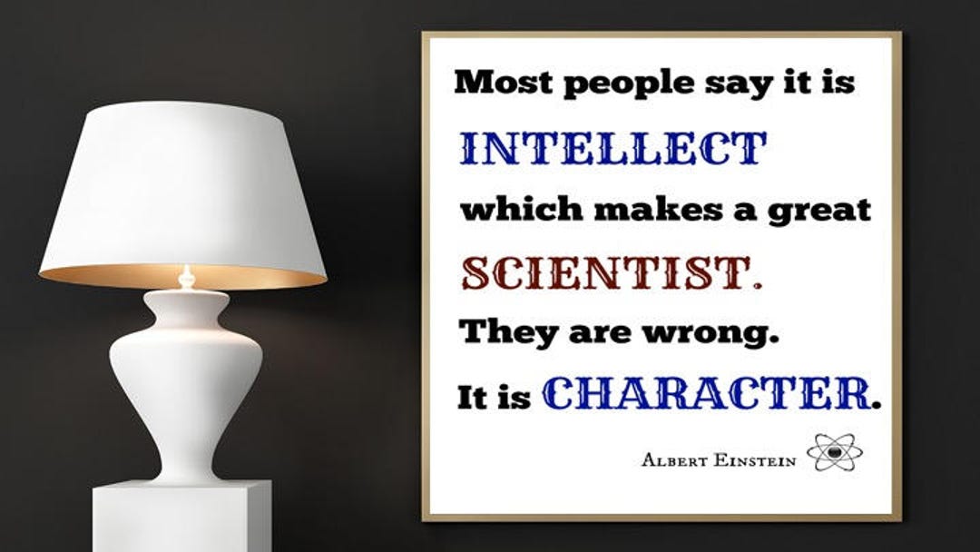Einstein Print, Digital Print, Printable Art, Science Quote, Math ...