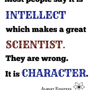 Einstein Print, Digital Print, Printable Art, Science Quote, Math ...