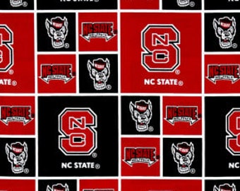 Nc state fabric | Etsy