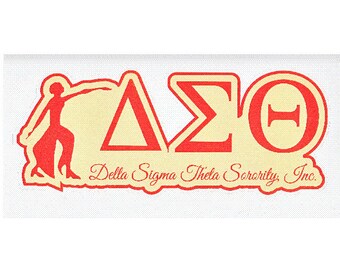 Delta sigma theta decal | Etsy