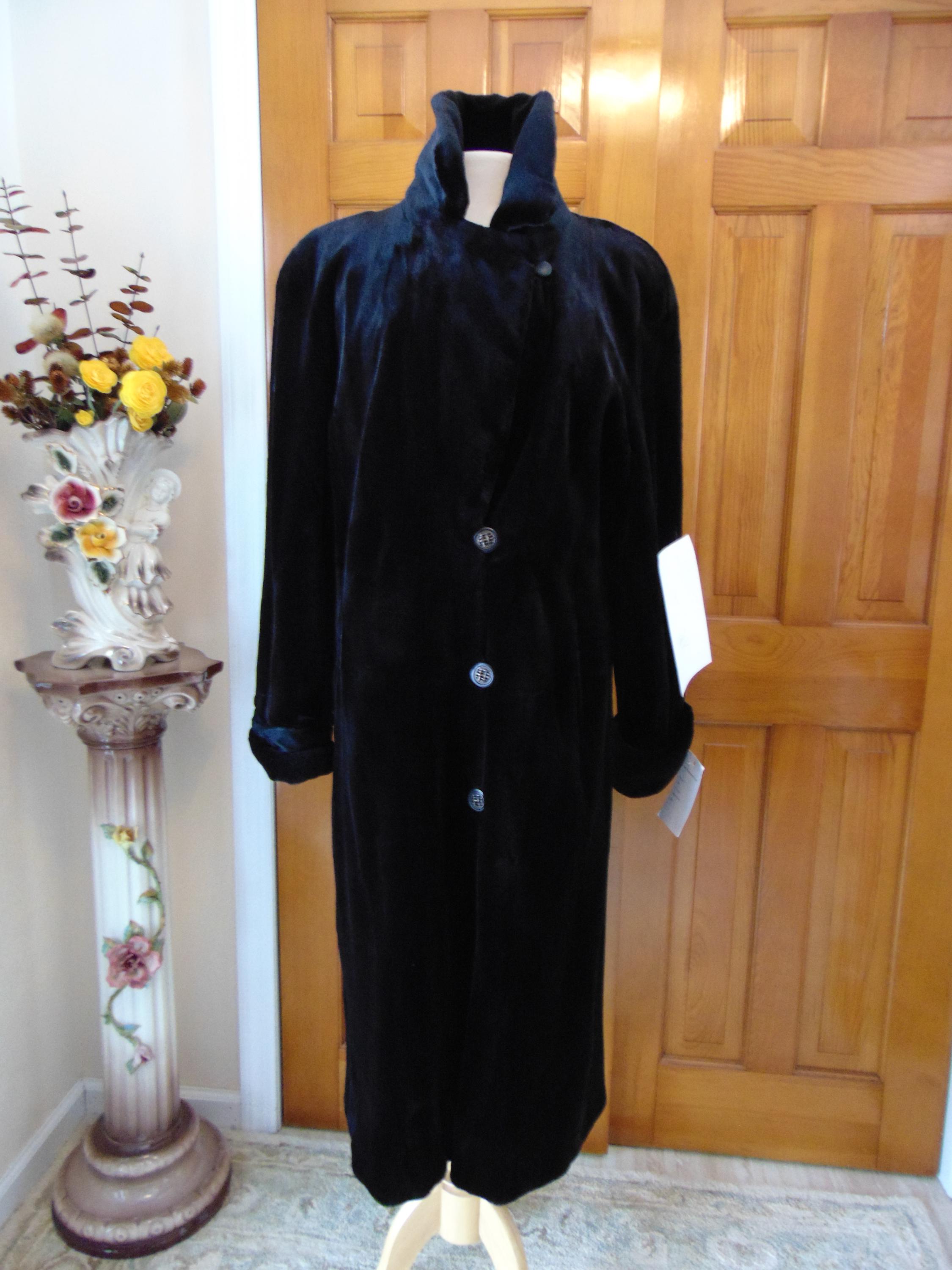 Vintage Black Sheared Mink Fur Coat: Full Length Opera Style - Etsy