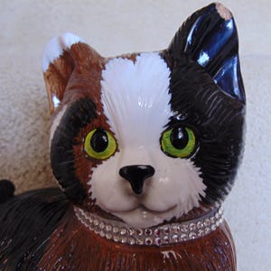 Timmy Woods Calico Cat Purse: Wooden Novelty Bag With Swarovski Collar ...