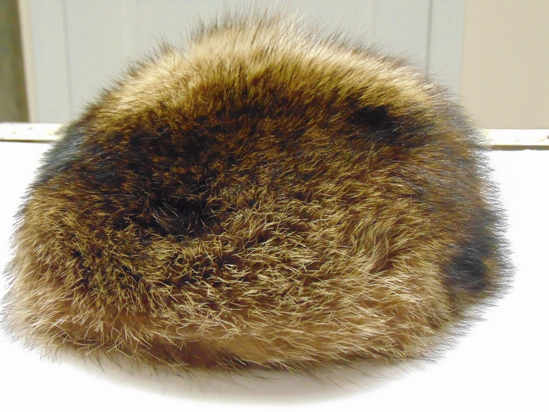Barlett Furs of Squirrel Hills Fox Hat, Vintage Fox Hat, Natural Fox ...