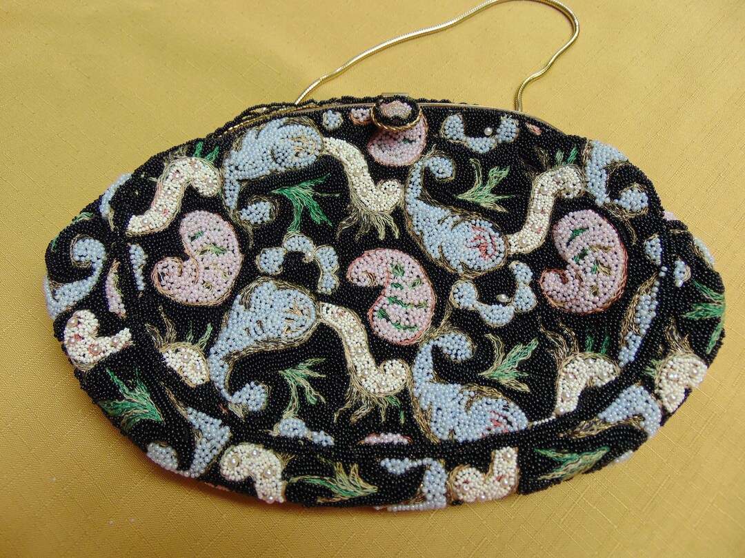 Vintage Beaded Handbag: French Opera Purse, Delill Style - Etsy