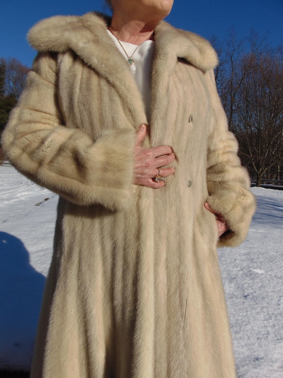 Genuine Tourmaline Mink Fur Coat, Natural Mink Fur Co… - Gem
