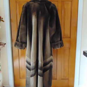 Sheared Beaver Fur Coat, Preloved Sheared Beaver Coat, Full Length Beaver Fur, Unisex Beaver Fur ...
