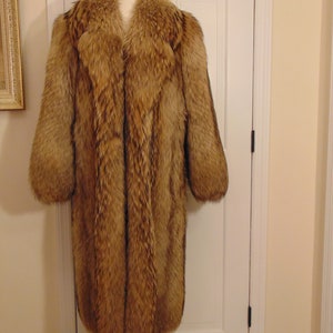 Finnish Raccoon Full Length Fur Coat-luxury Finnish Raccoon - Etsy