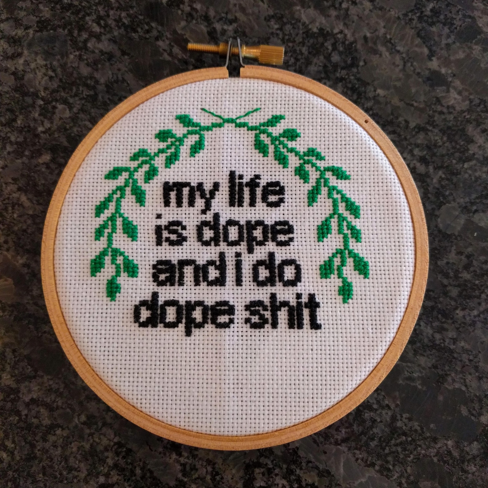 My Life is Dope Cross Stitch Pattern - Etsy