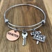 Realtor Bracelet Jewelry Gift for Sale Sold Sign Key Real - Etsy