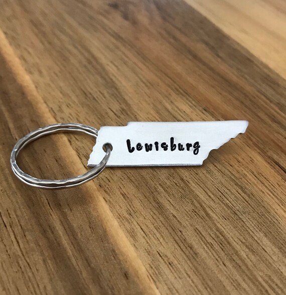 Custom Personalized Tennessee Keychain TN Gift State Shape Of | Etsy