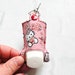 Cartoon White Kitty Inhaler Case Keychain, HK Inhaler Holder Keychain ...