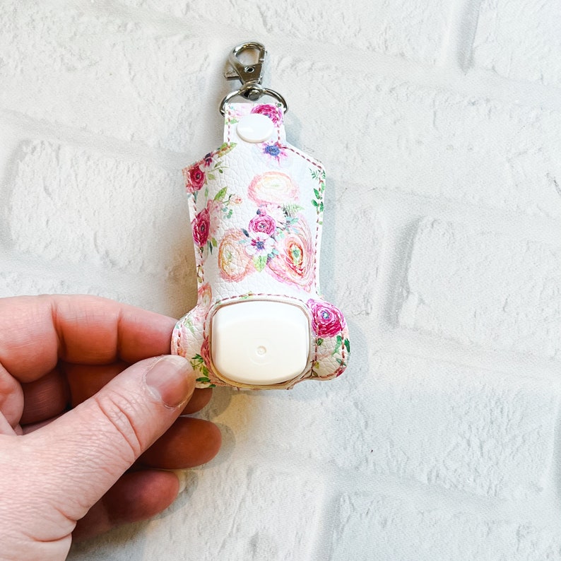 Magic Mouse Floral Inhaler Case Keychainmagical Inhaler - Etsy