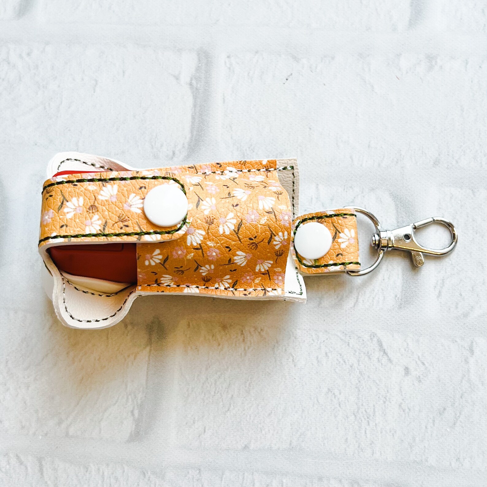 Cottagecore Daisies Inhaler Case Keychain, Inhaler Keychain, Inhaler ...