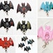 Bat Motorcycle Motorist Car and Bike Keychain, Biker Chic Keyring Key ...