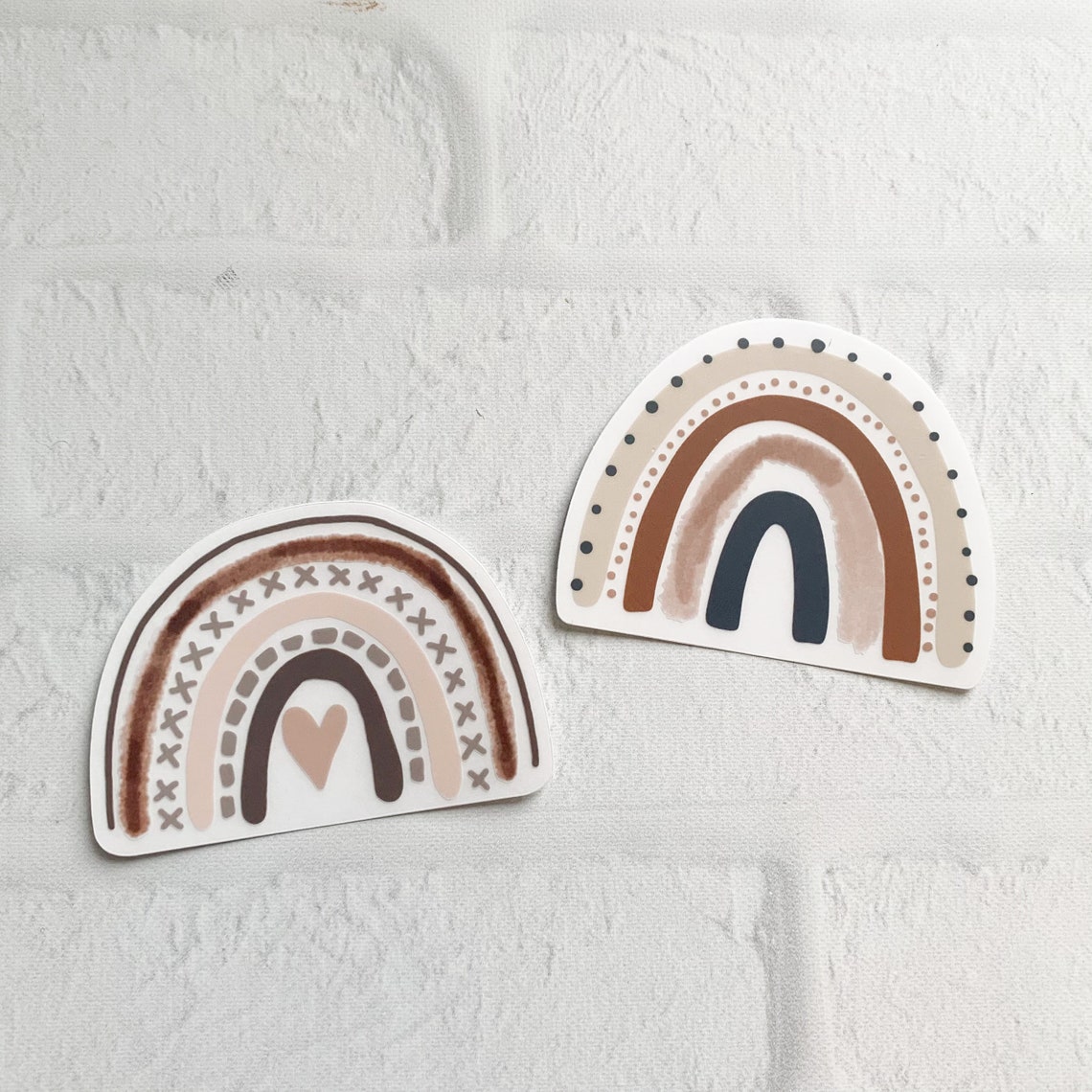 Boho Rainbow Clear Sticker Boho Planner Sticker Rainbow | Etsy