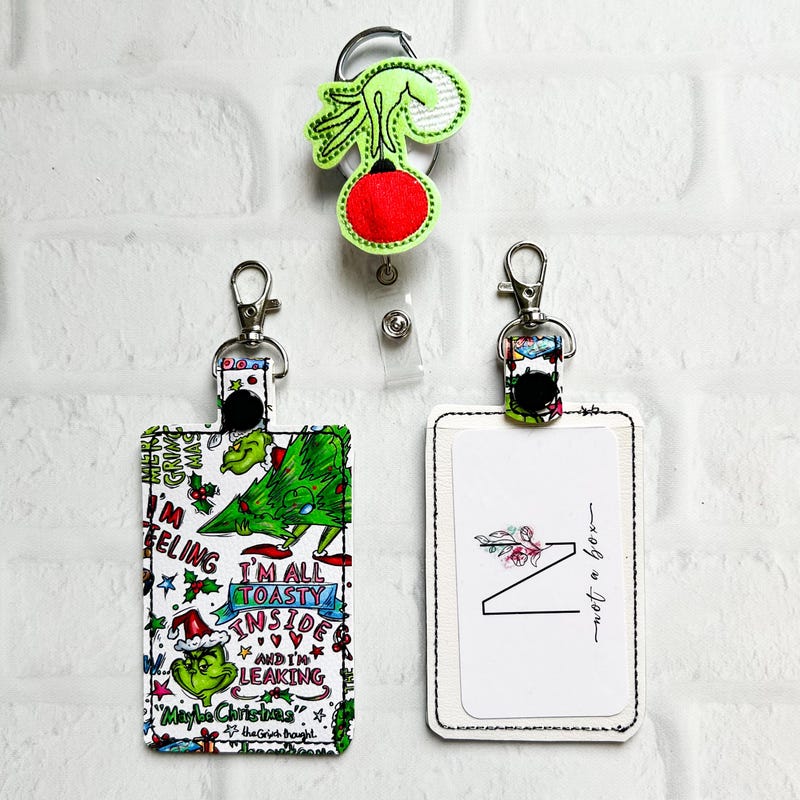 Funny Badge Holder Case - Etsy