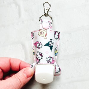 Cartoon White Kitty Inhaler Case Keychain, HK Inhaler Holder Keychain ...