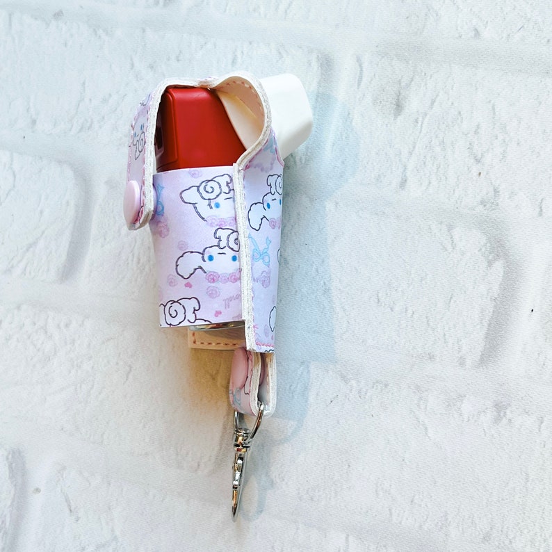 Cartoon White Cinnamon Roll Bunny Inhaler Case - Etsy