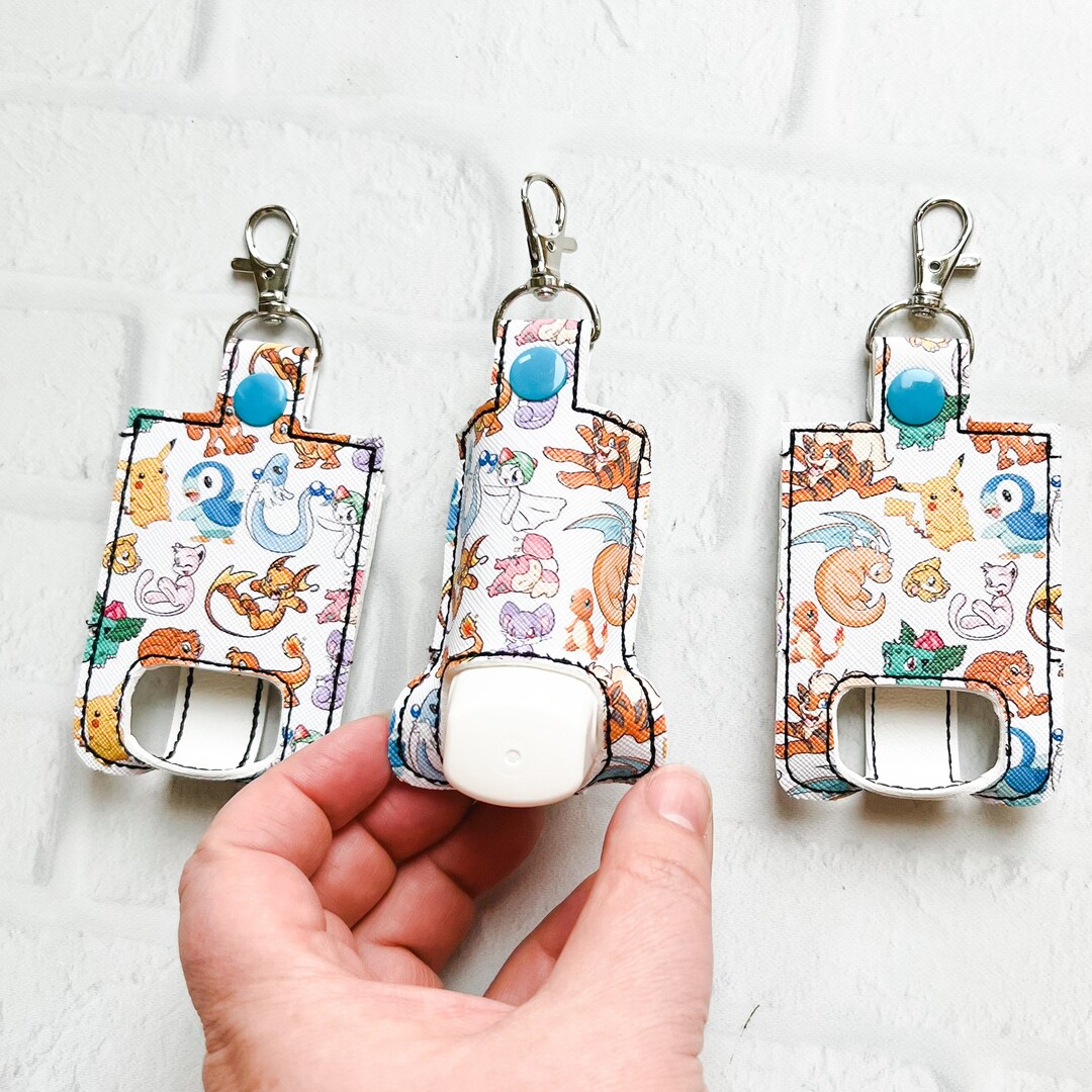 Catch Them All Anime Characters Inhaler Case Keychain,inhaler Holder ...