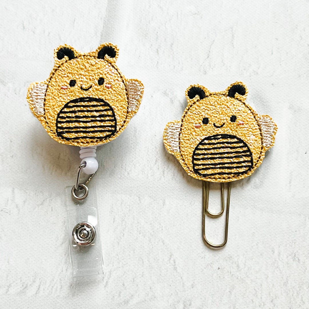 Bee Squish Badge Reel,id Badge Reel,retractable Badge Reel,cna RN Badge ...