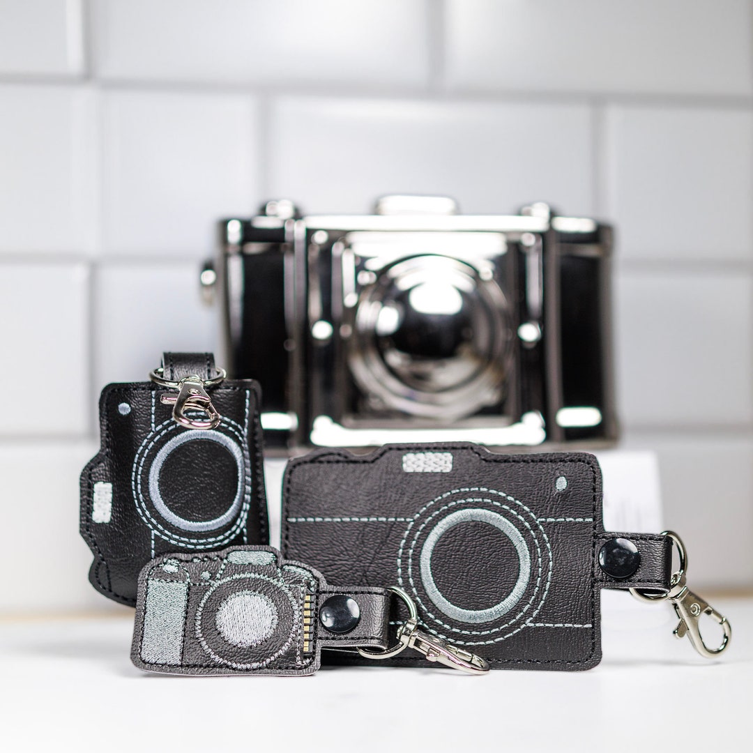 Camera ID Holder, Personalized Bag Tag,photographer ID Badge Holder ...