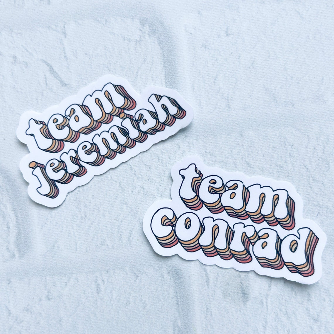 Team Conrad Sticker Team Jeremiah Sticker Team Stickers - Etsy