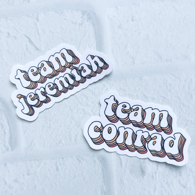 Team Conrad Sticker Team Jeremiah Sticker Team Stickers - Etsy
