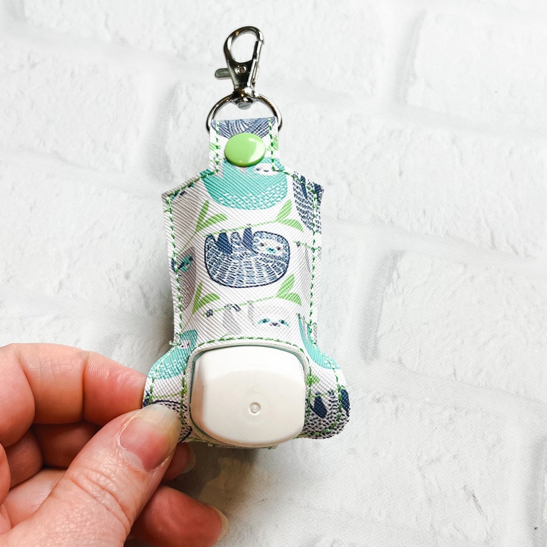 Sloth Inhaler Case Keychain, Inhaler Holder Key Chain,inhaler Badge ...