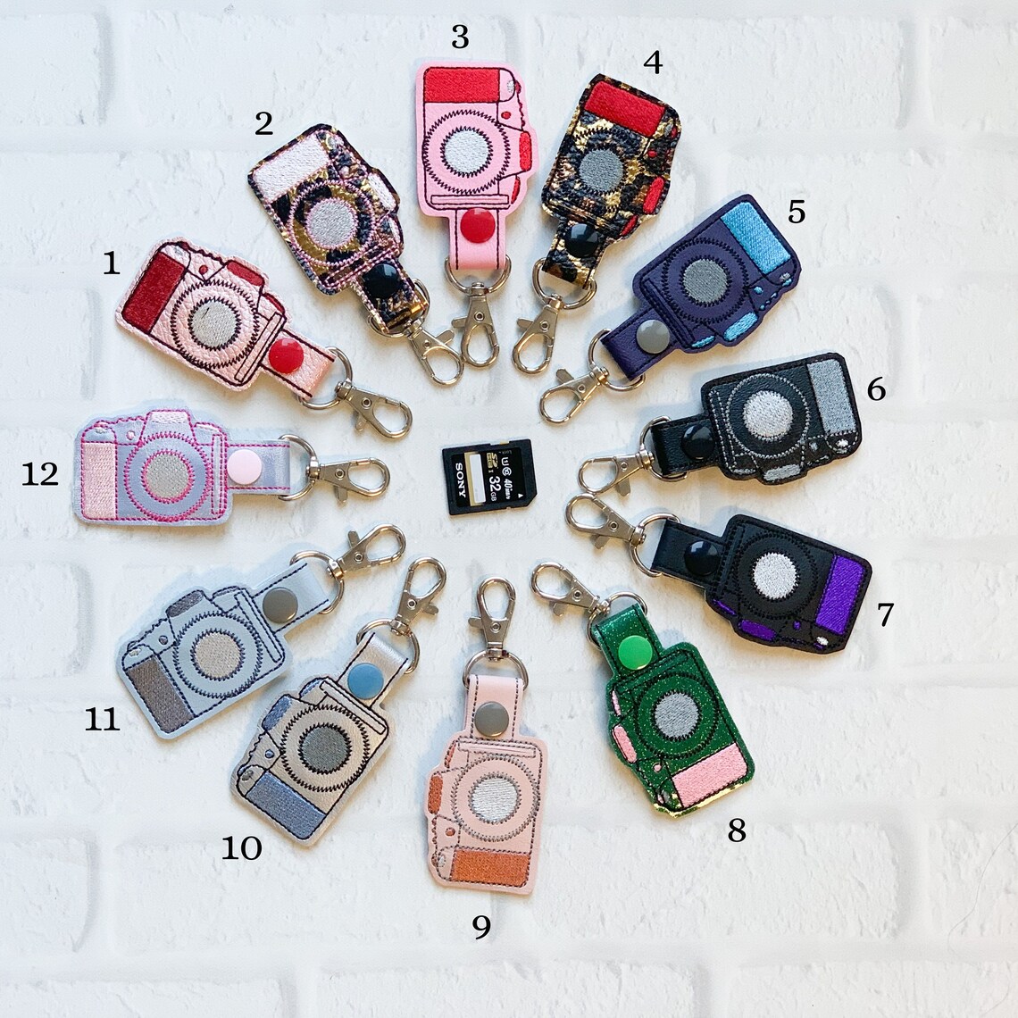 SD Camera Card Holdercamera SD Card Keychaincamera Bag - Etsy