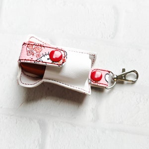 Cartoon White Kitty Inhaler Case Keychain, HK Inhaler Holder Keychain ...