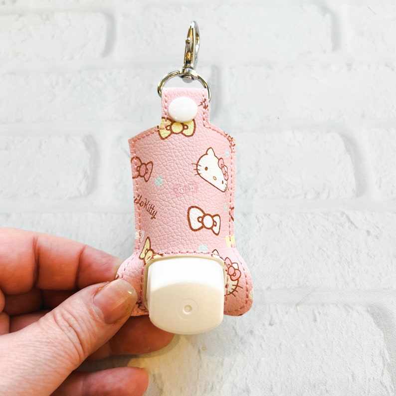 Cartoon White Kitty Inhaler Case Keychain HK Inhaler Holder - Etsy