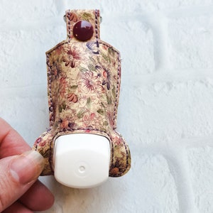 Cottagecore Floral Inhaler Case, Inhaler Keychain, Inhaler Clip Holder ...
